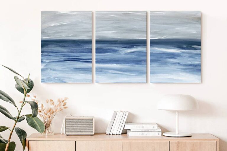 Coastal Triptych Wall Art Ideas featuring Beach & Sea Life - South ...